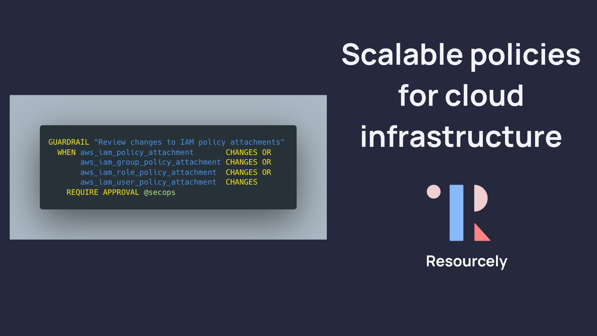 Guardrails: Scalable policies for cloud infrastructure
